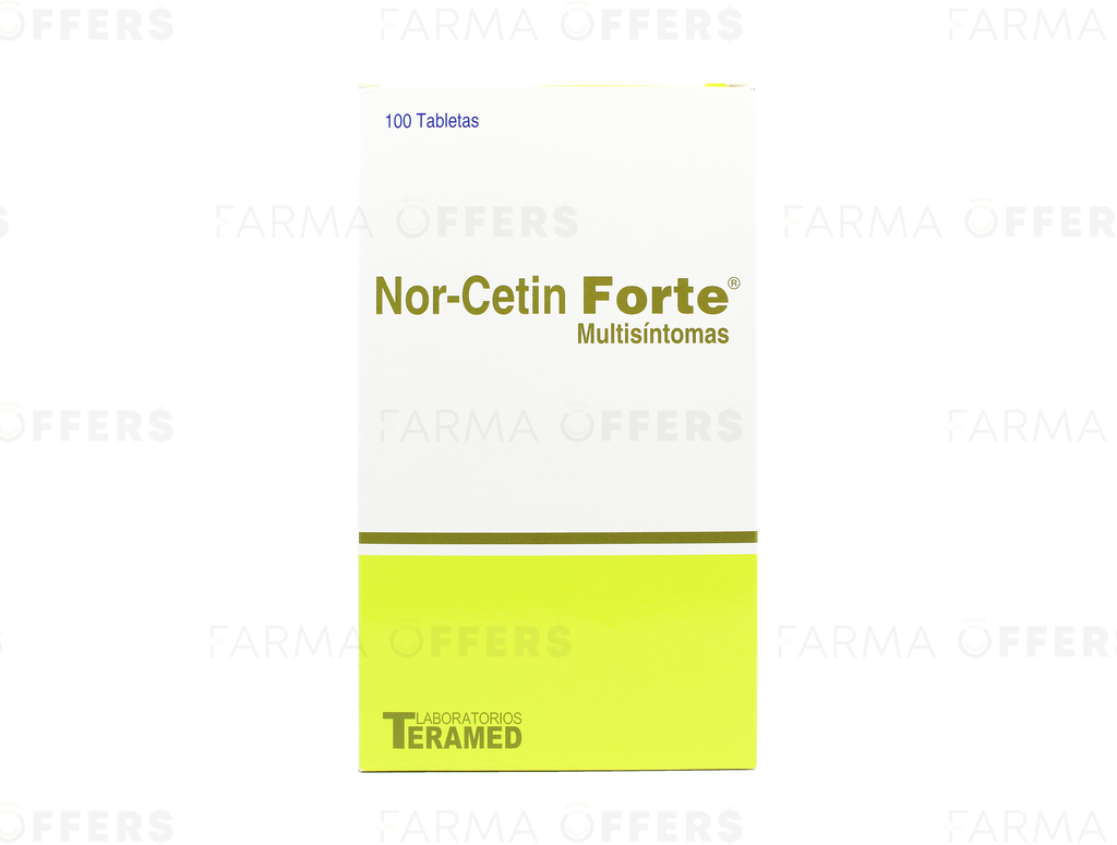 NOR-CETIN FORT M/S TABL, 1 de 100 | Farmaoffers
