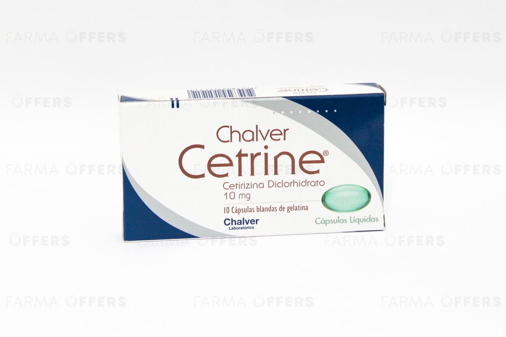 CETRINE TABL 10mg, 1 de 10 | Farmaoffers