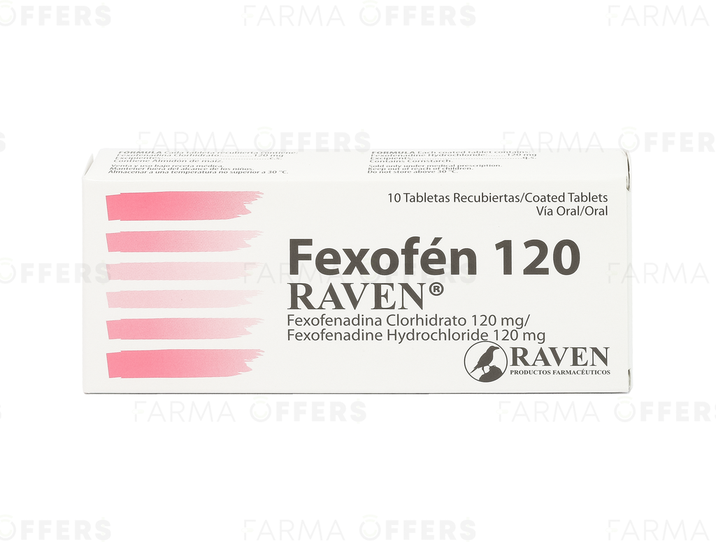 FEXOFEN TABL 120MG, 1 de 10 | Farmaoffers
