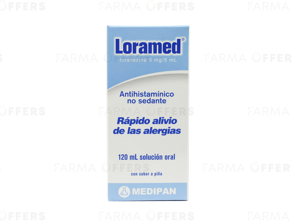 LORAMED SUSP ORAL 5.00MG 120ML x 1 /5ML | Farmaoffers