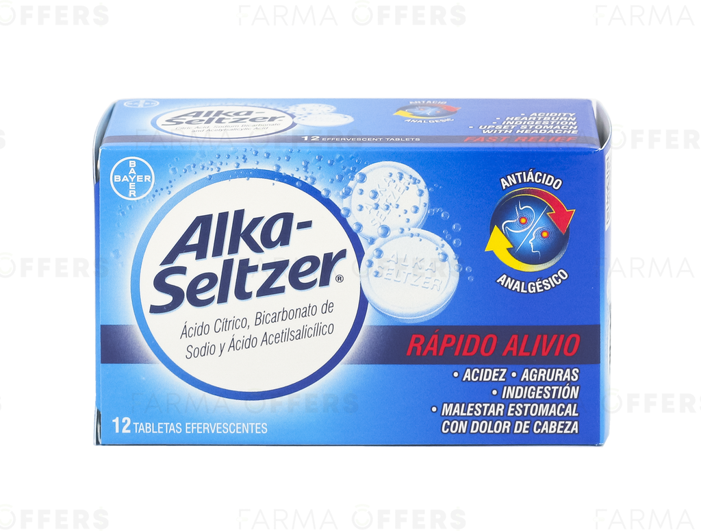 ALKA SELTZER X 12 TABS | Farmaoffers