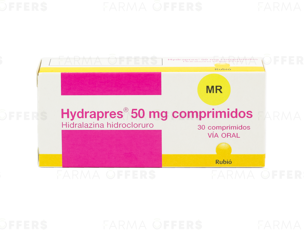 HYDRAPRES 50MG, 1 de 30 COMP | Farmaoffers
