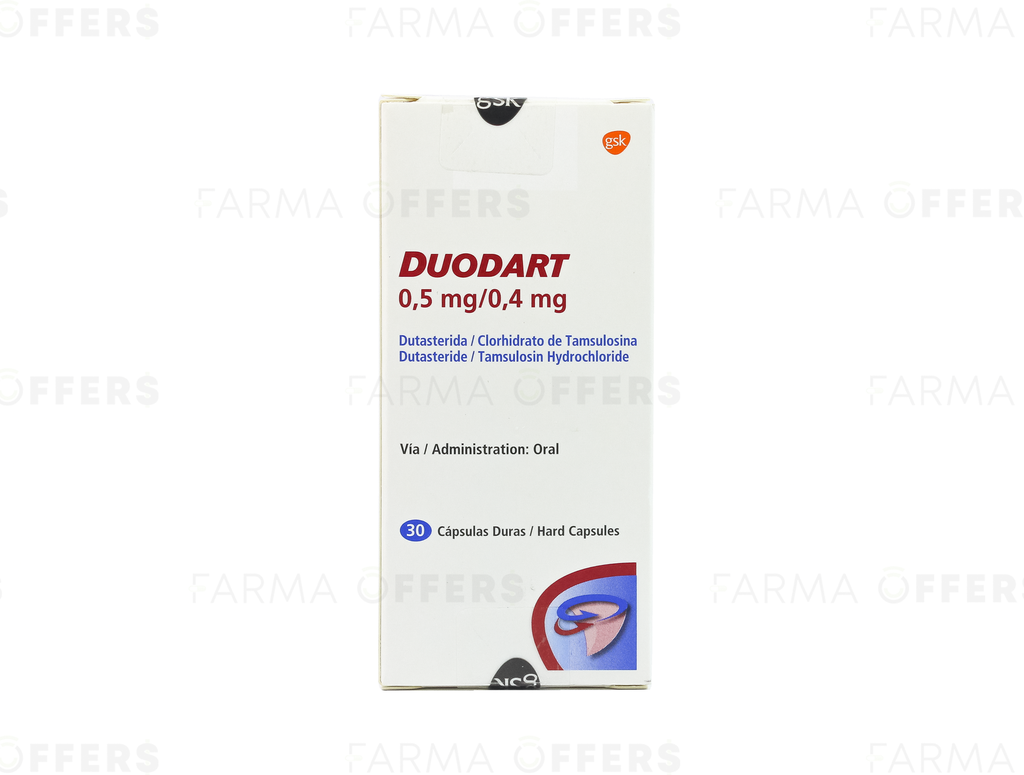 DUODART 0.5MG/0.4MG, 1 de 30 CAP | Farmaoffers