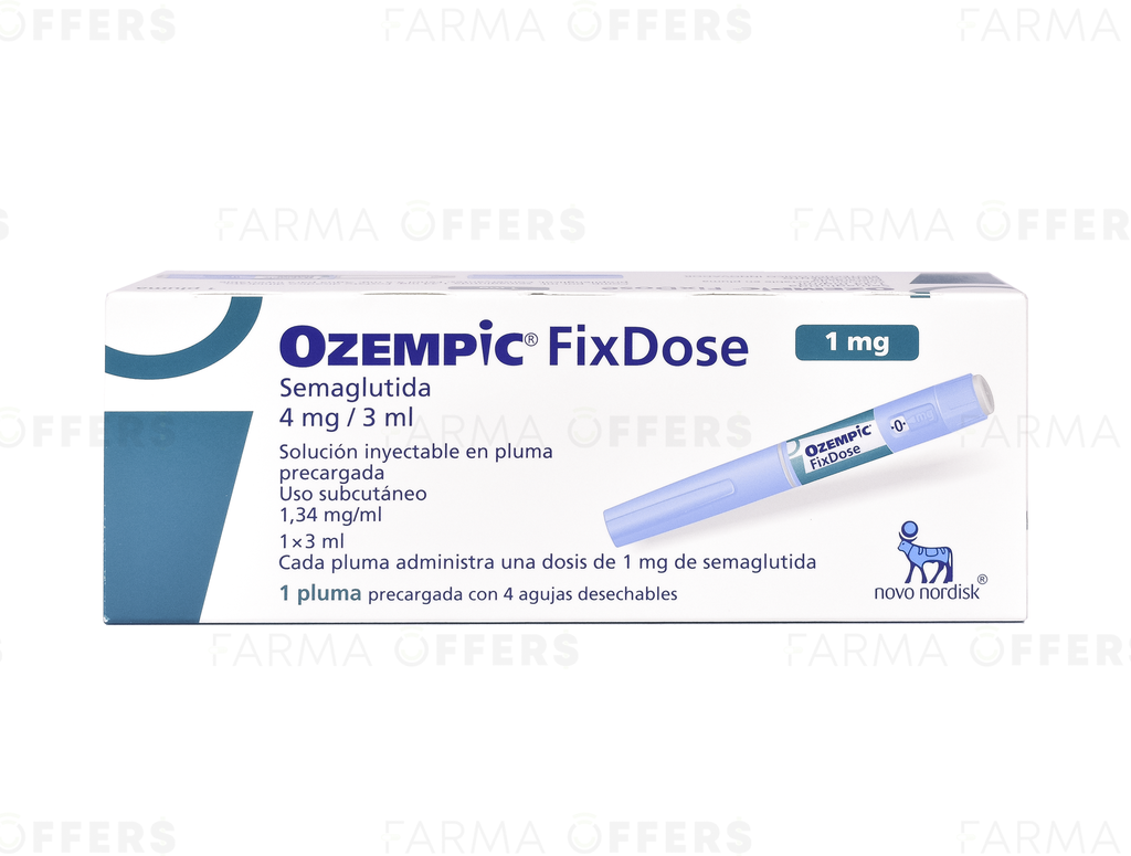 OZEMPIC FIXDOSE 1 PLUMA X 3ML | Farmaoffers