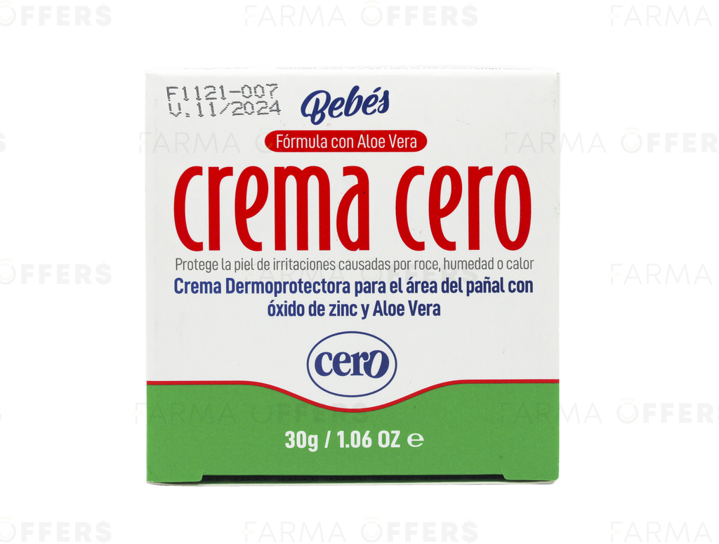CREMA CERO ANTIPAÑALITIS ALOE VERA 30G | Farmaoffers