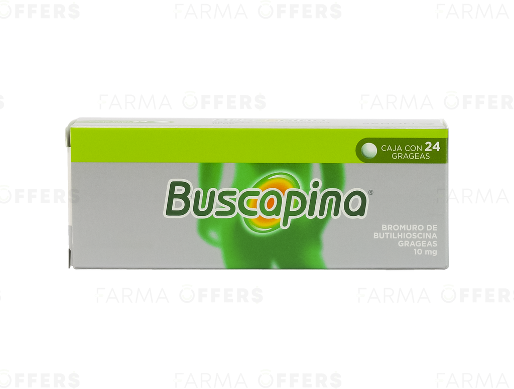 BUSCAPINA 10MG, 1 de 24 CAPS | Farmaoffers