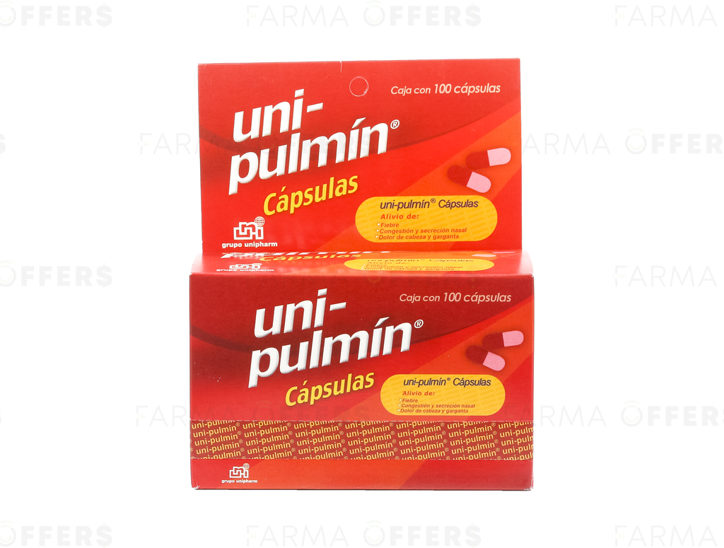 UNI-PULMIN, 1 de 100 CAPS | Farmaoffers
