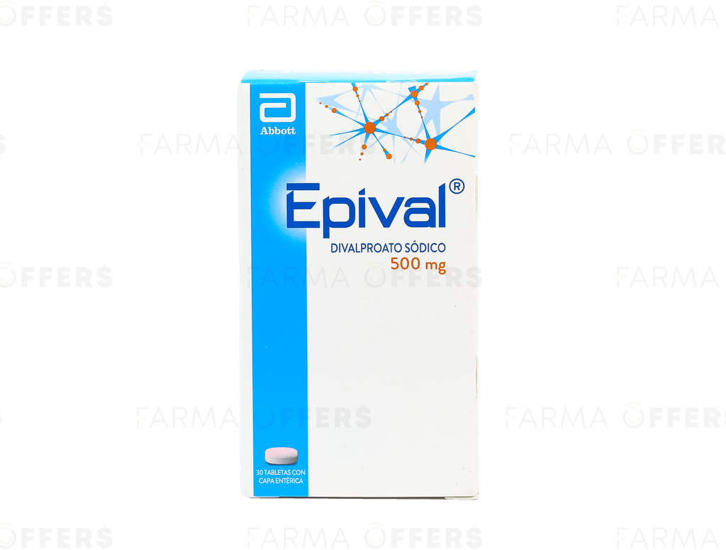 EPIVAL TABL 500MG X 30 | Farmaoffers