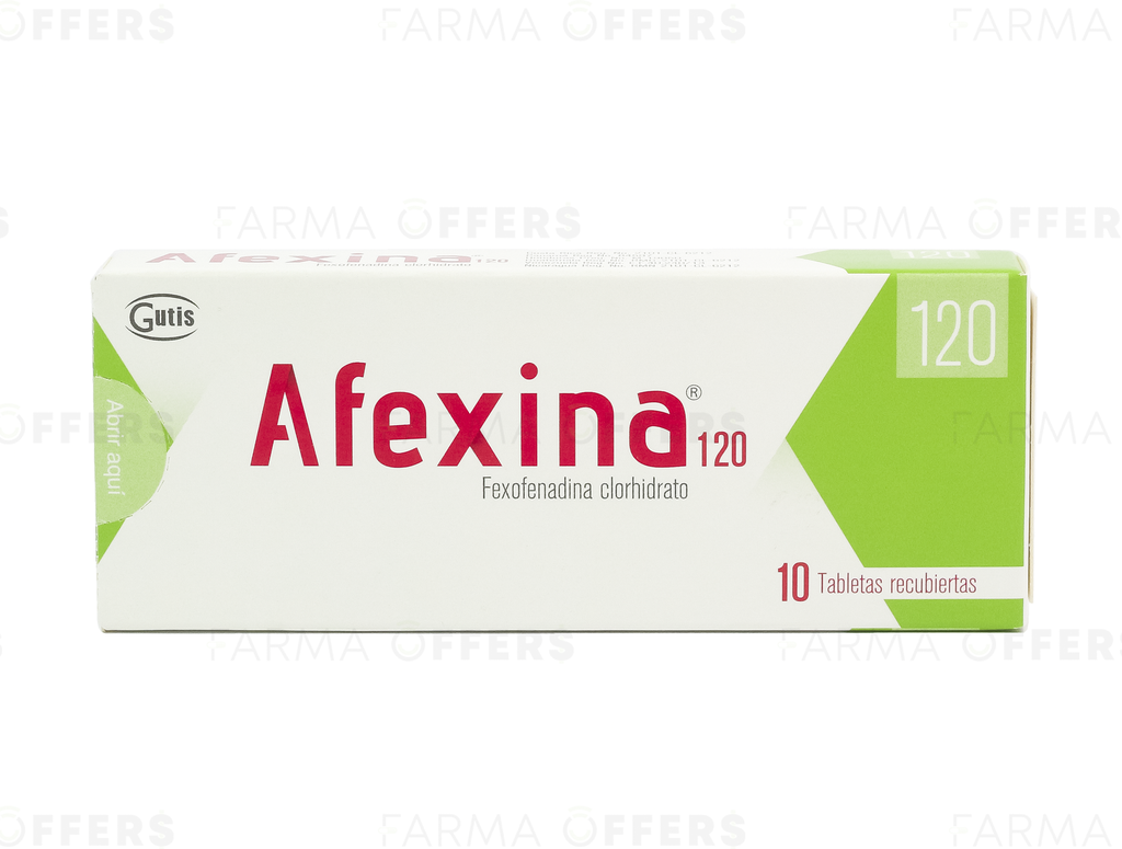 AFEXINA TABL 120MG, 1 de 10 | Farmaoffers