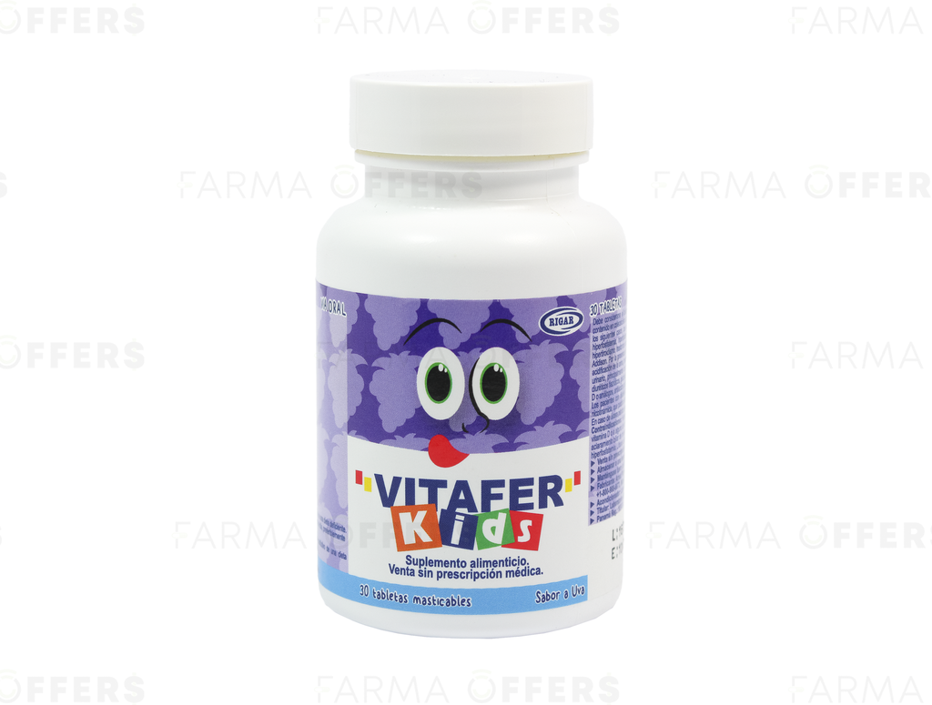VITAFER KIDS UVA X 30TABS | Farmaoffers