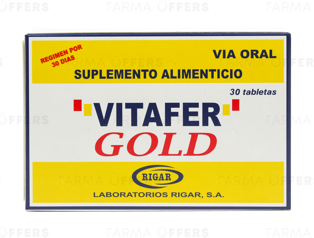 VITAFER GOLD TABL x 30 | Farmaoffers