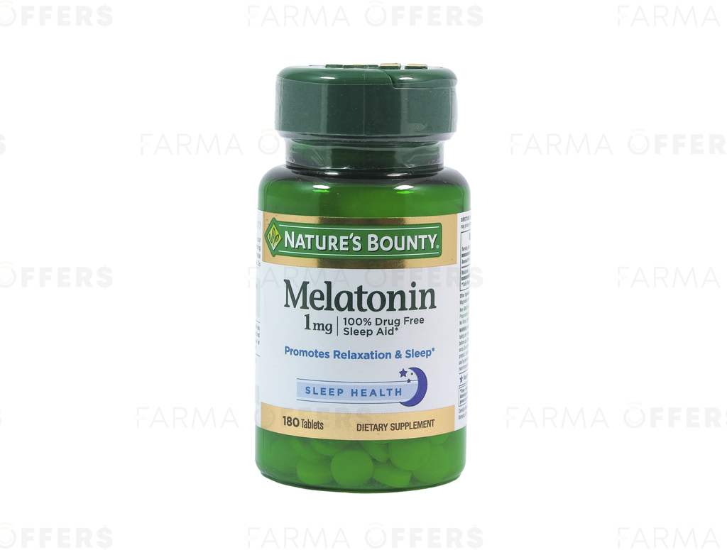 MELATONIN 1 MG X 180 | Farmaoffers
