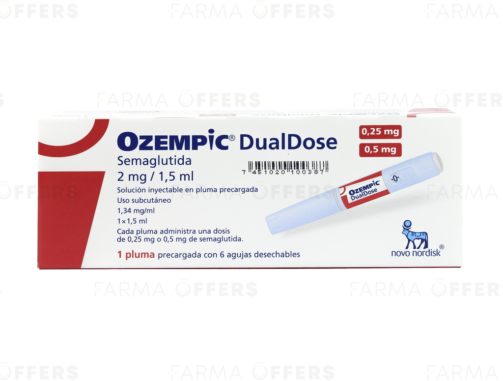 OZEMPIC DUAL DOSE 0.25mg x 0.5mg | Farmaoffers