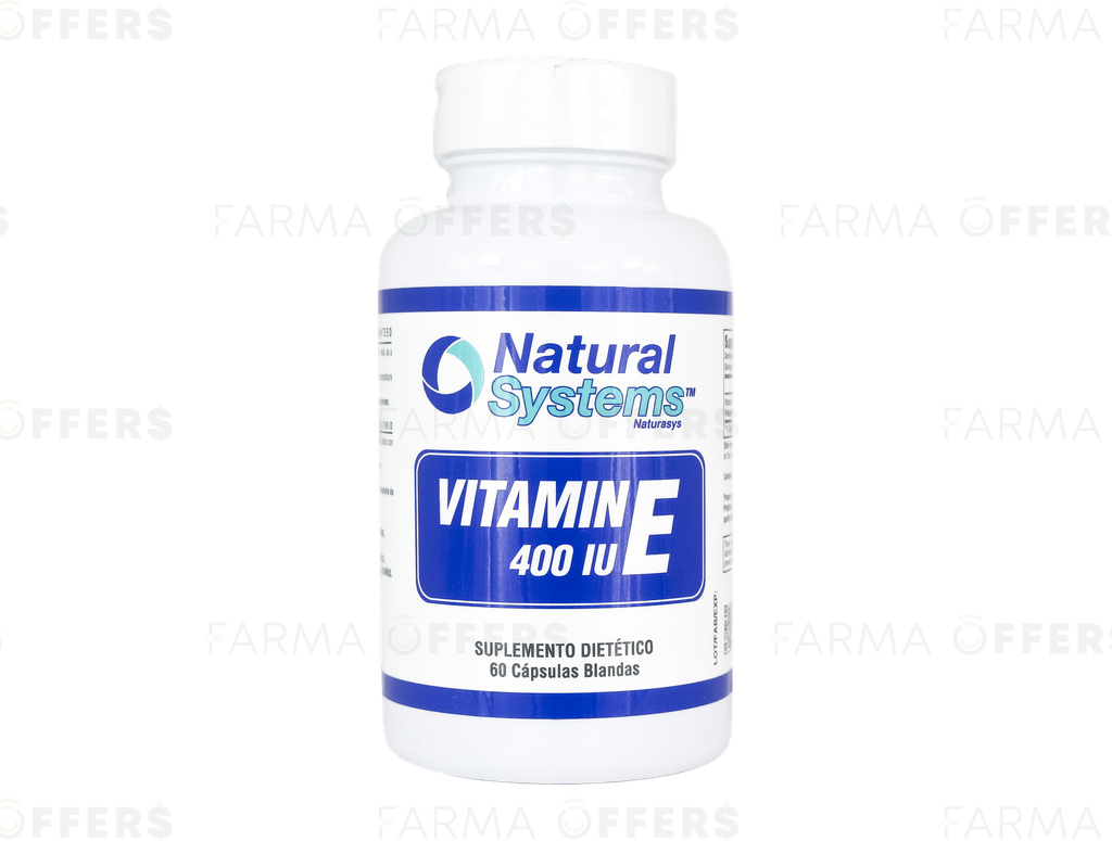 VITAMINA E CAPS 400MG x 60 | Farmaoffers