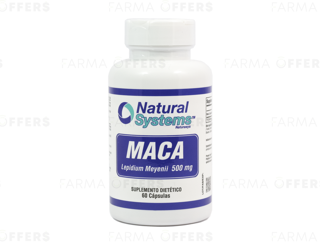 MACA CAPS 500MG x 60 | Farmaoffers